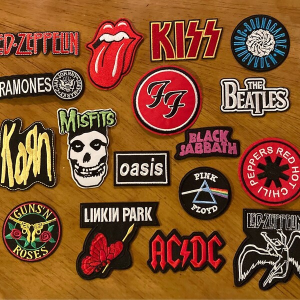 Rock Band Patches - Etsy