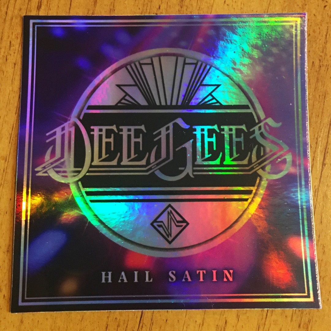 Holo Dee Gees Hail Satin Album Cover Sticker - Etsy