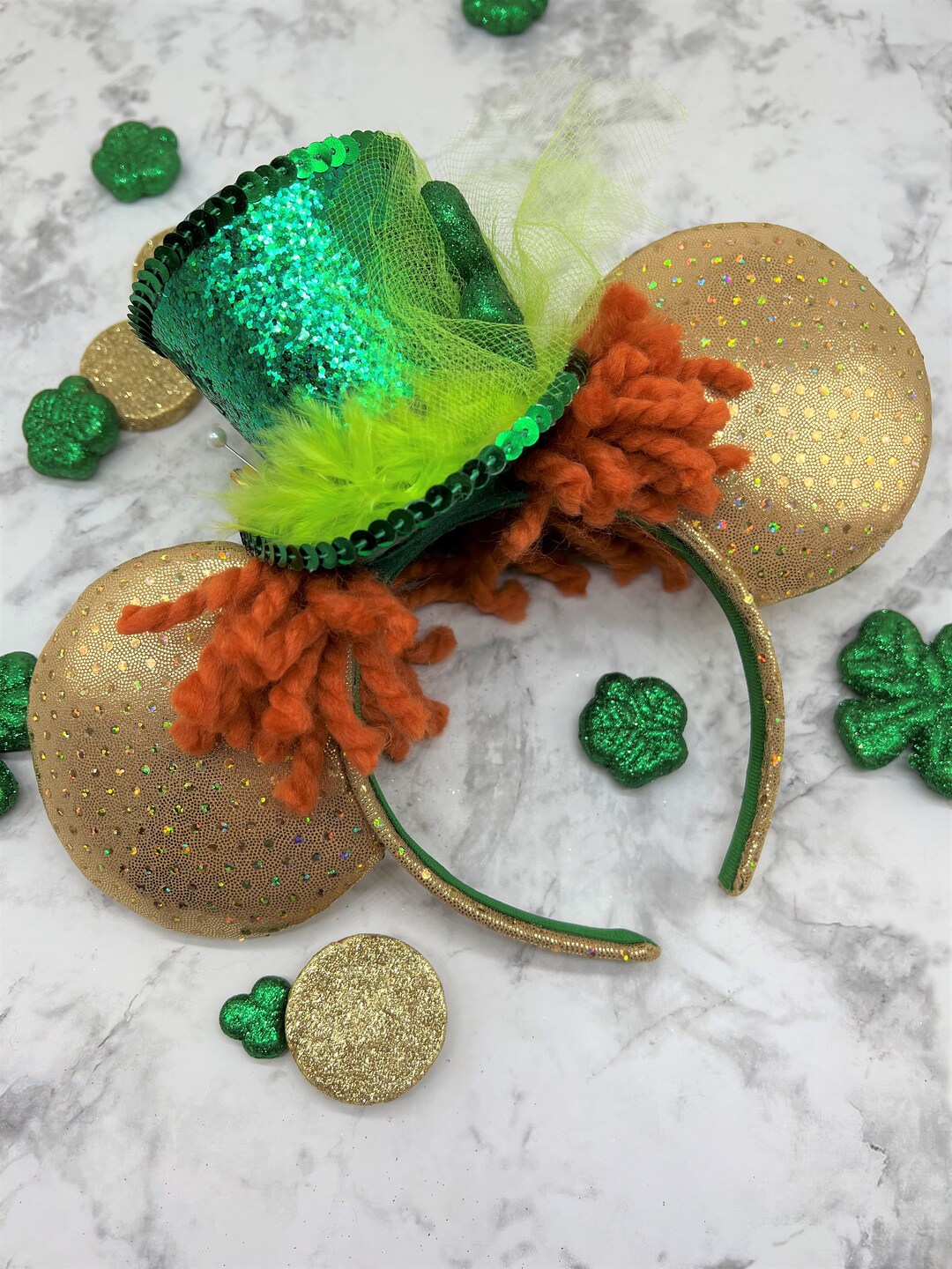 Mad Hatter Leprechaun Mouse Ears - Etsy