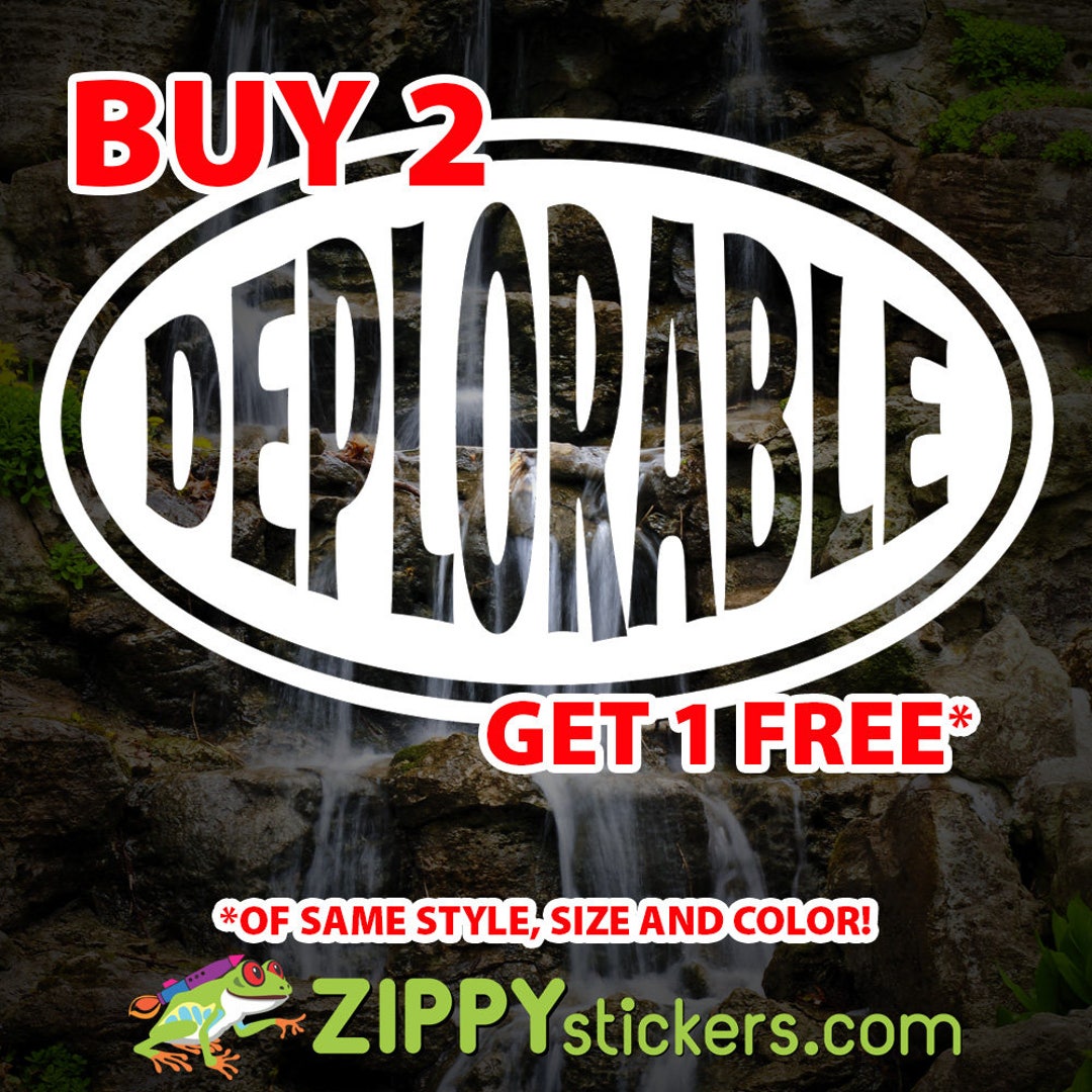 Deplorable Eurostyle Vinyl Decal Sticker - Etsy
