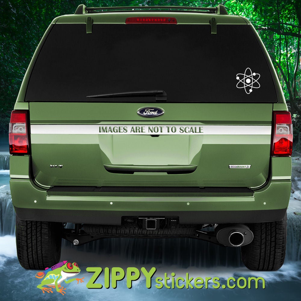 Spinning Atom Vinyl Decal Sticker Spinning Molecules Science - Etsy