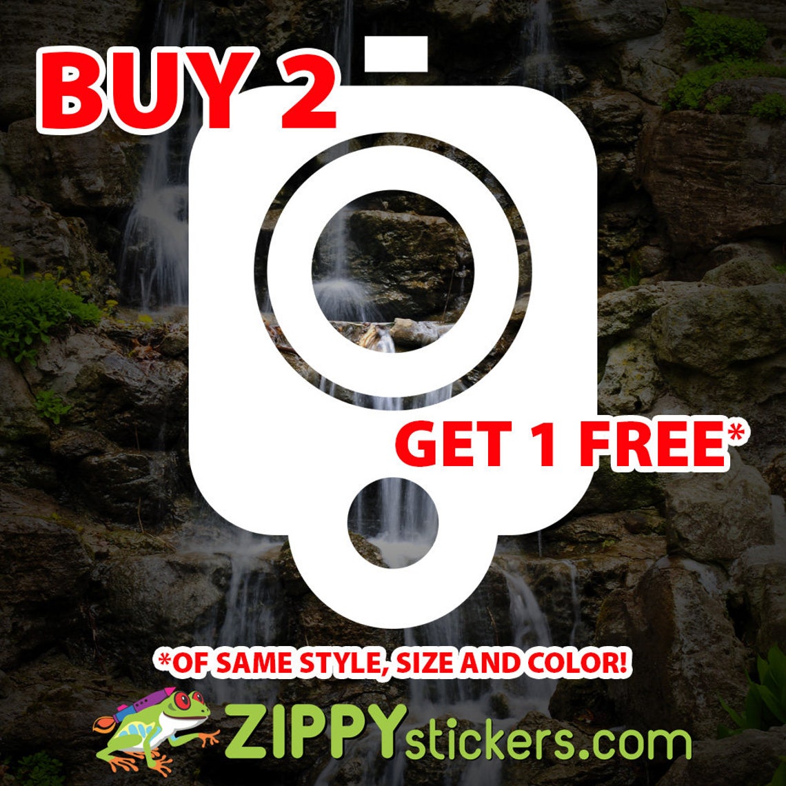 Generic Gun Muzzle Vinyl Decal Sticker Looking at a Gun - Etsy