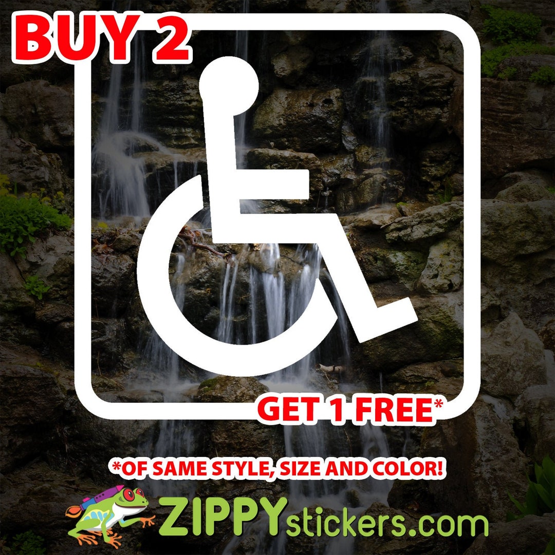 Handicapped/disabled Symbol/sign Decal/sticker - Original Handicap ...