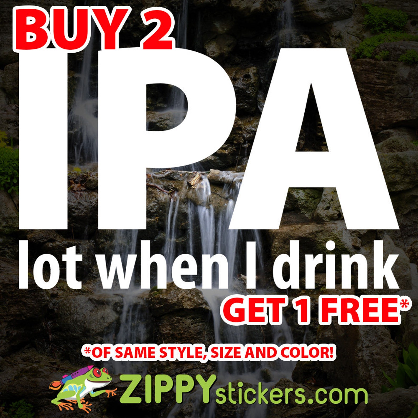 IPA Lot When I Drink Vinyl Decal Sticker Car Yeti Laptop - Etsy