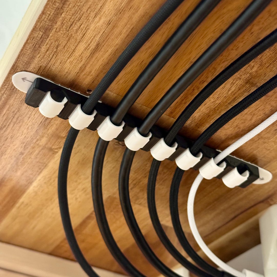 Cable Management Bracket and Clips - Etsy
