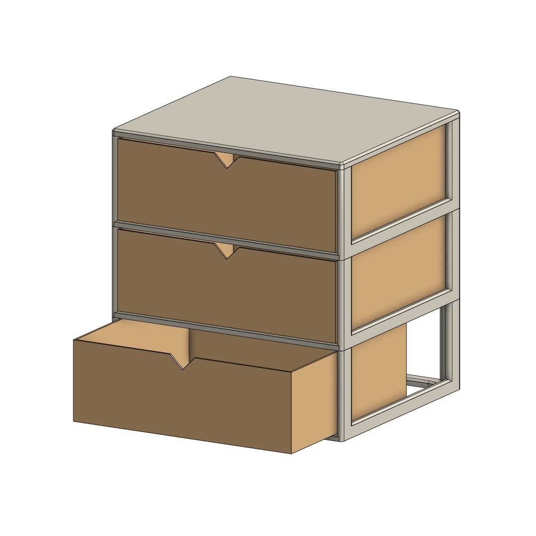 Box Drawer Frame - 3D Printing Model - Etsy