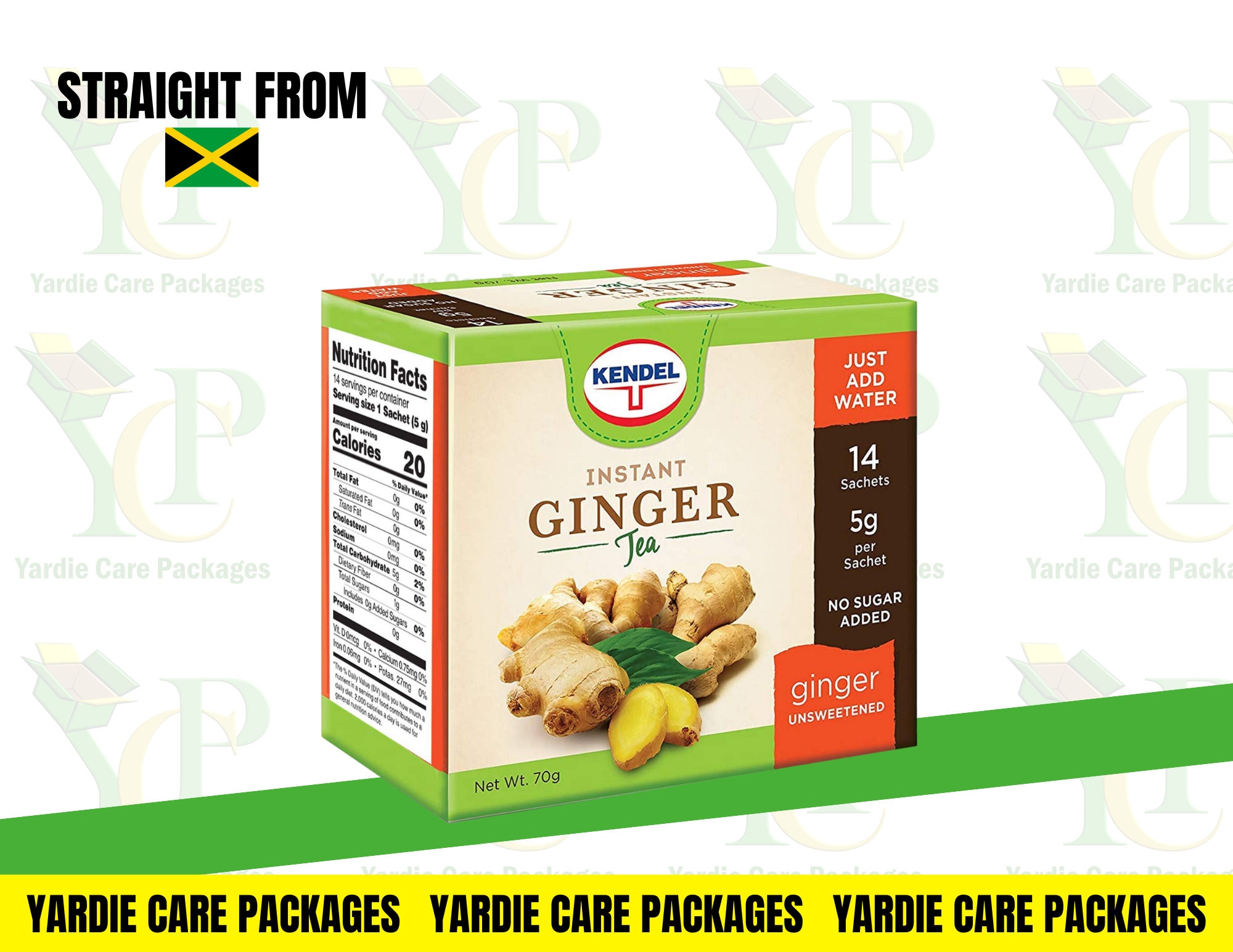 Kendel Instant Ginger Tea Unsweetened Sugar-free Shipping - Etsy