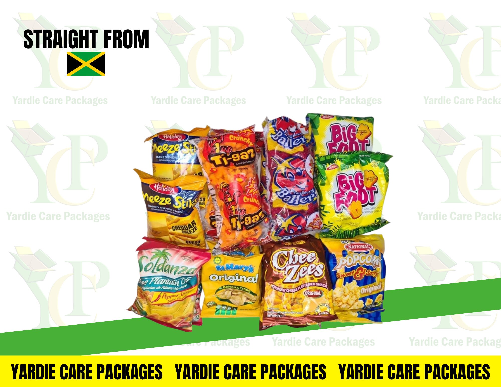 Snack Package 16 mix with Cheese Sticks Ripe Plantain Chips Tigaz ...