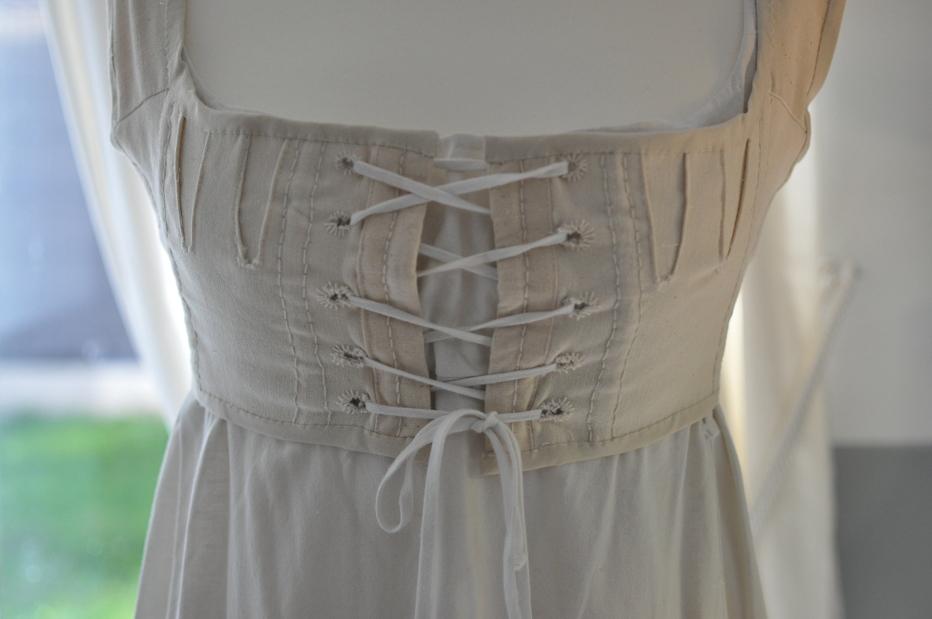 Brassière 1er empire/regency short stays/corset 1er empire/regency ...