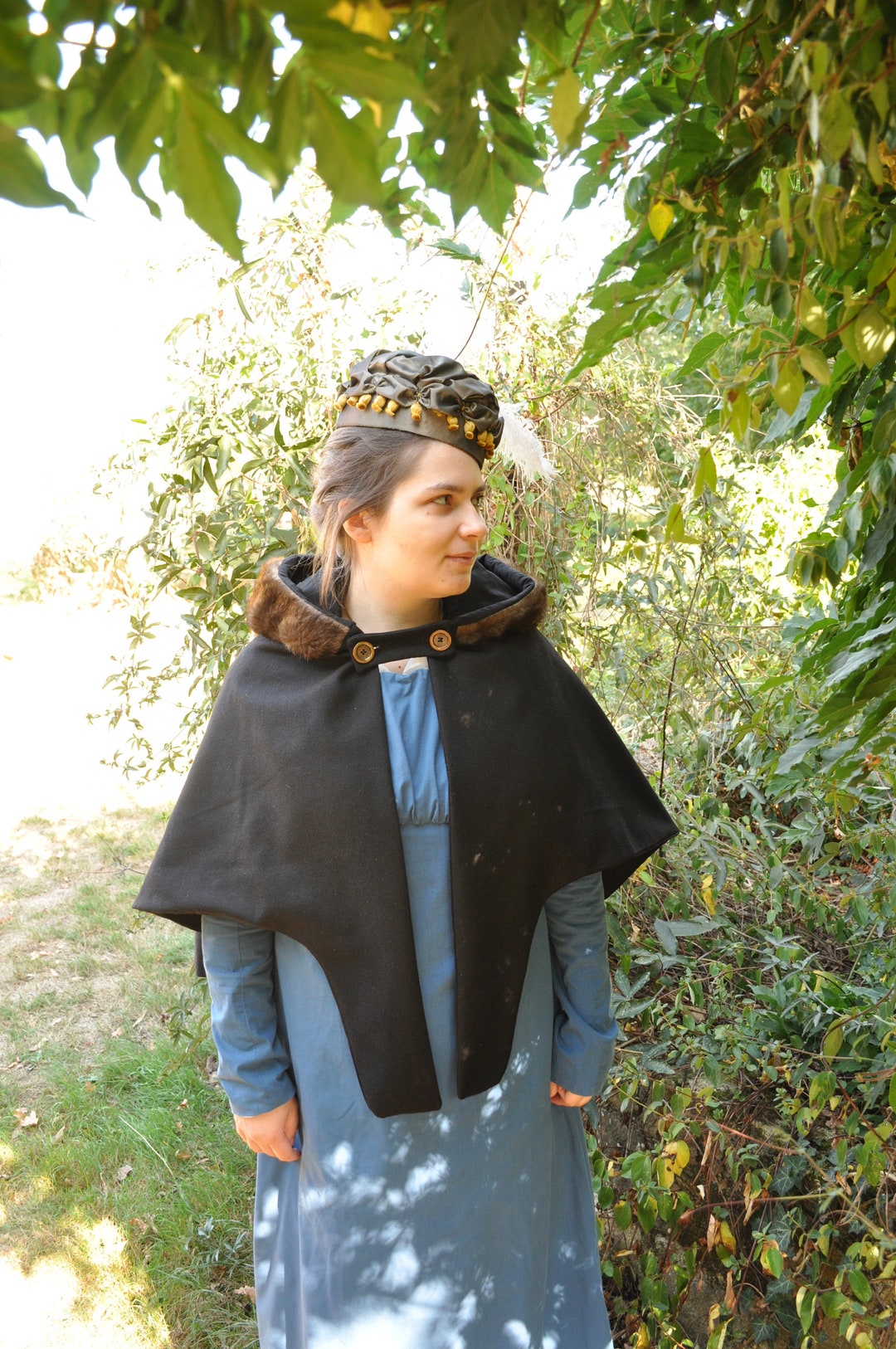 1st Empire Cape/to Order/cape1800-1815/empire Cape/regency Cloak/1810 ...