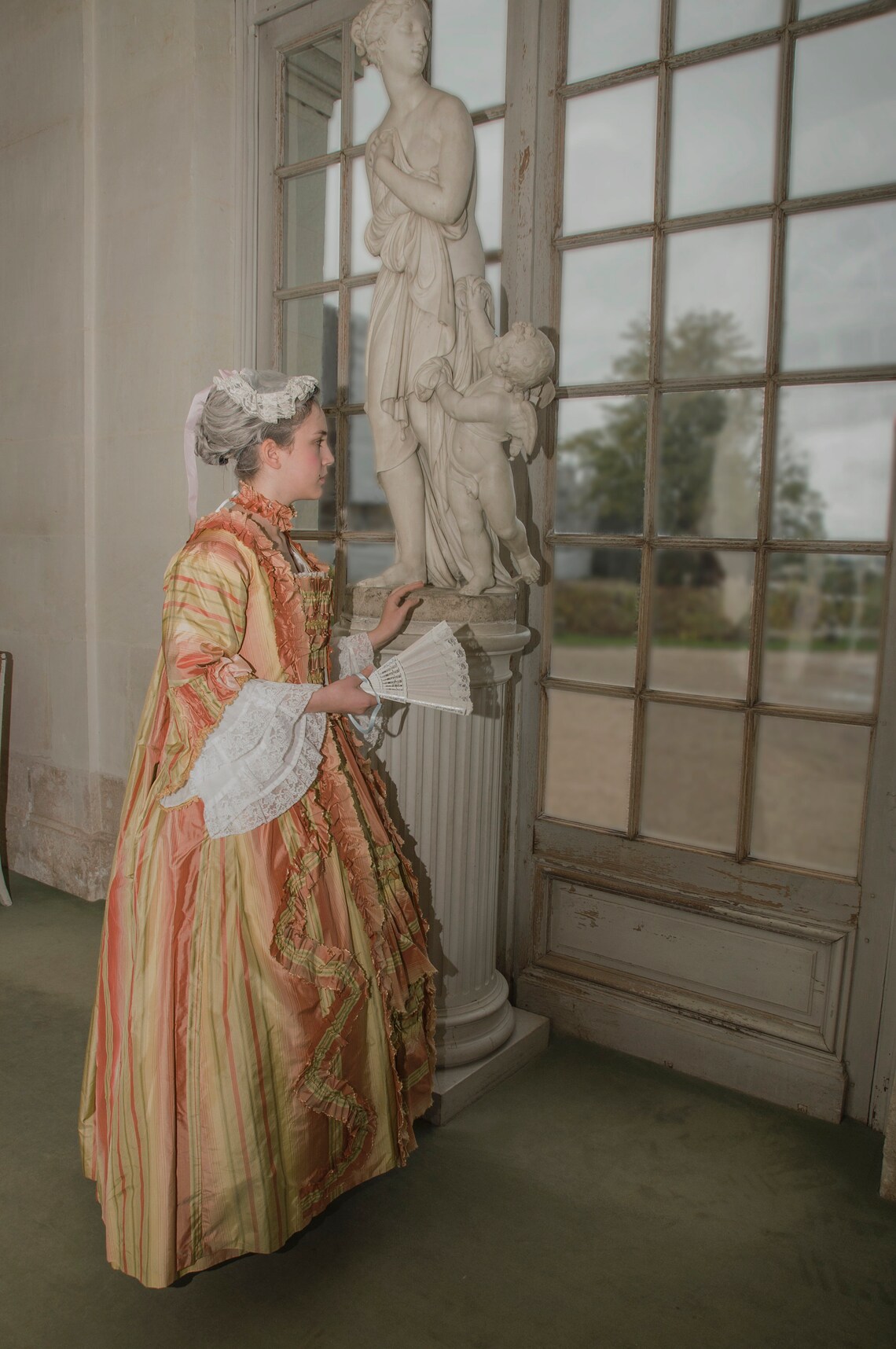 Robe à la française Louis XV/A LA COMMANDE/Robe à panier/Robe 1750/18th ...