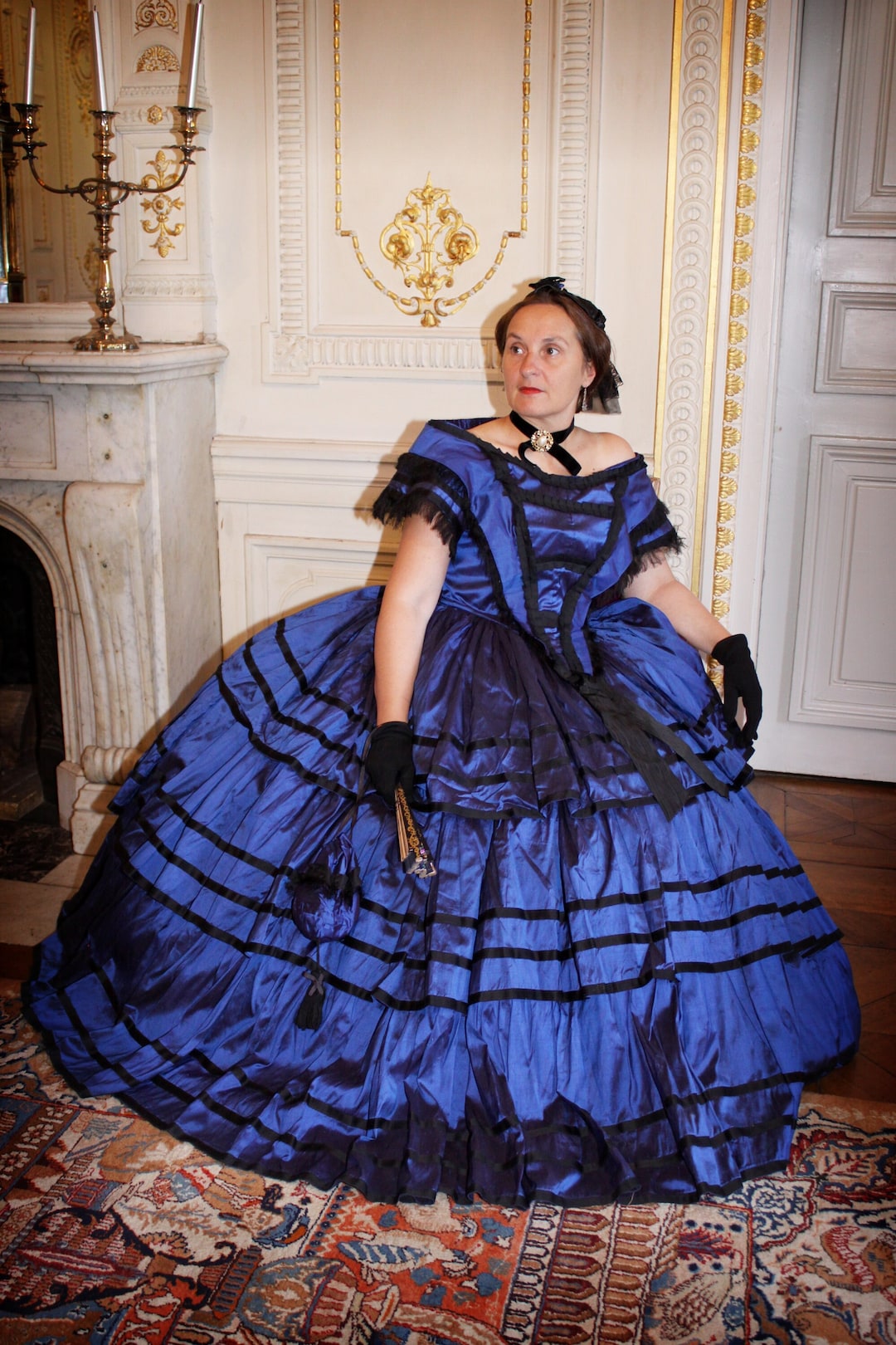 Second Empire Ball Gown 1855-1863/TO Order/ball Dress/bal Gown/civil ...