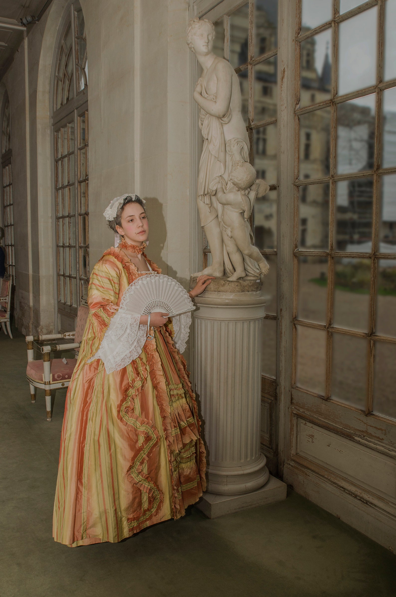 Robe à la française Louis XV/A LA COMMANDE/Robe à panier/Robe 1750/18th ...