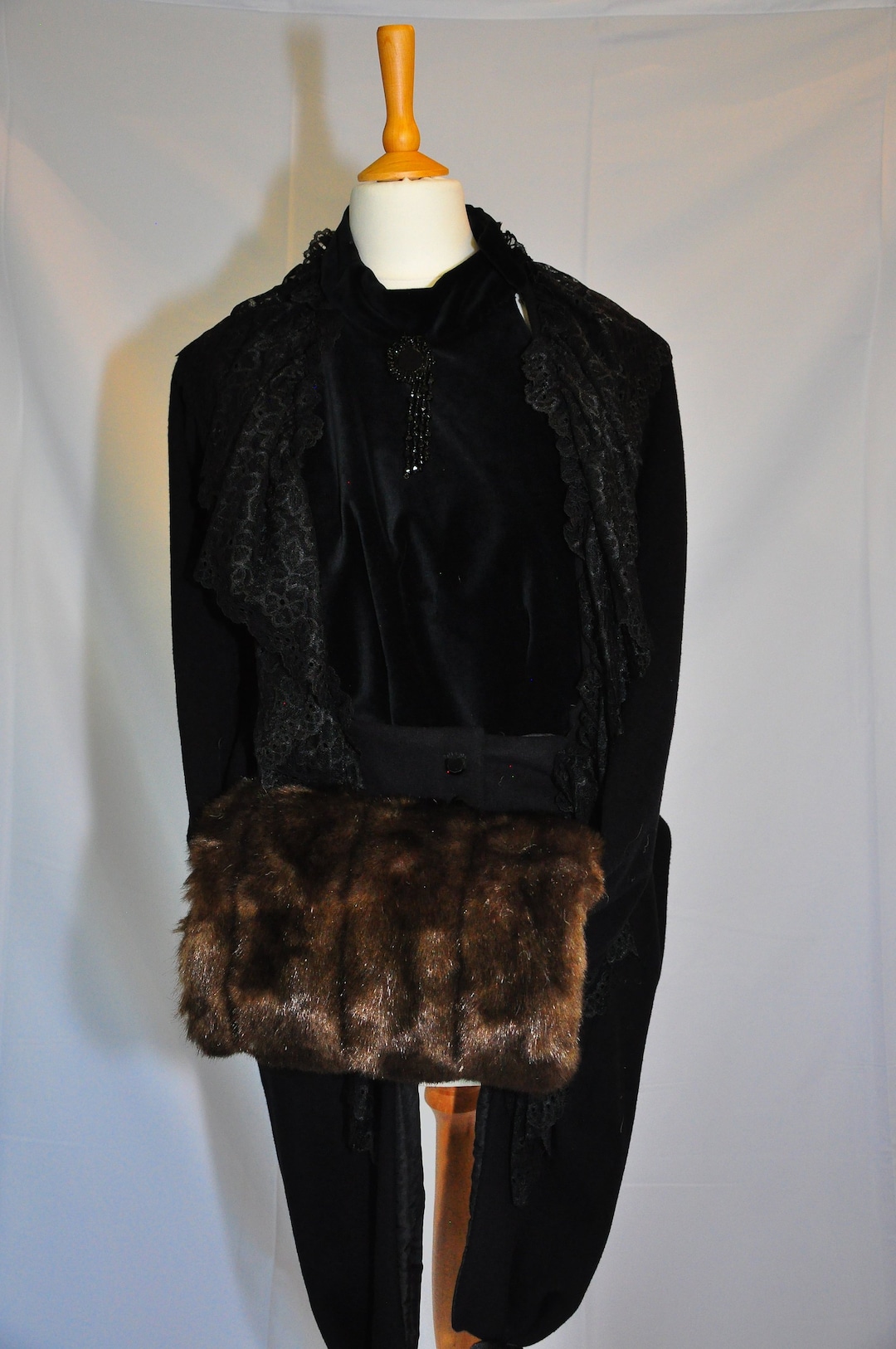 False Fur Sleeve 1860-1900/ Colonial Muff/victorian Muff/edwardian Muff ...