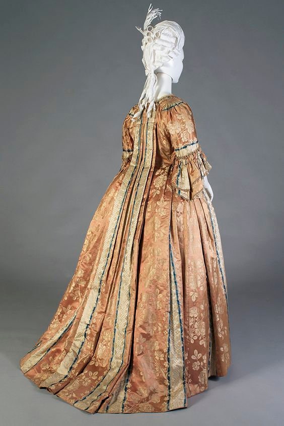 Robe à la française Louis XV/A LA COMMANDE/Robe à panier/Robe 1750/18th ...