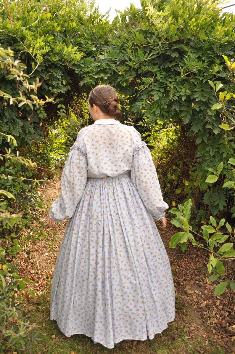 1860 Day Dress/to Order/victorian Day Dress/second Empire Dress/day ...