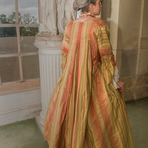 Robe à la française Louis XV/A LA COMMANDE/Robe à panier/Robe 1750/18th ...