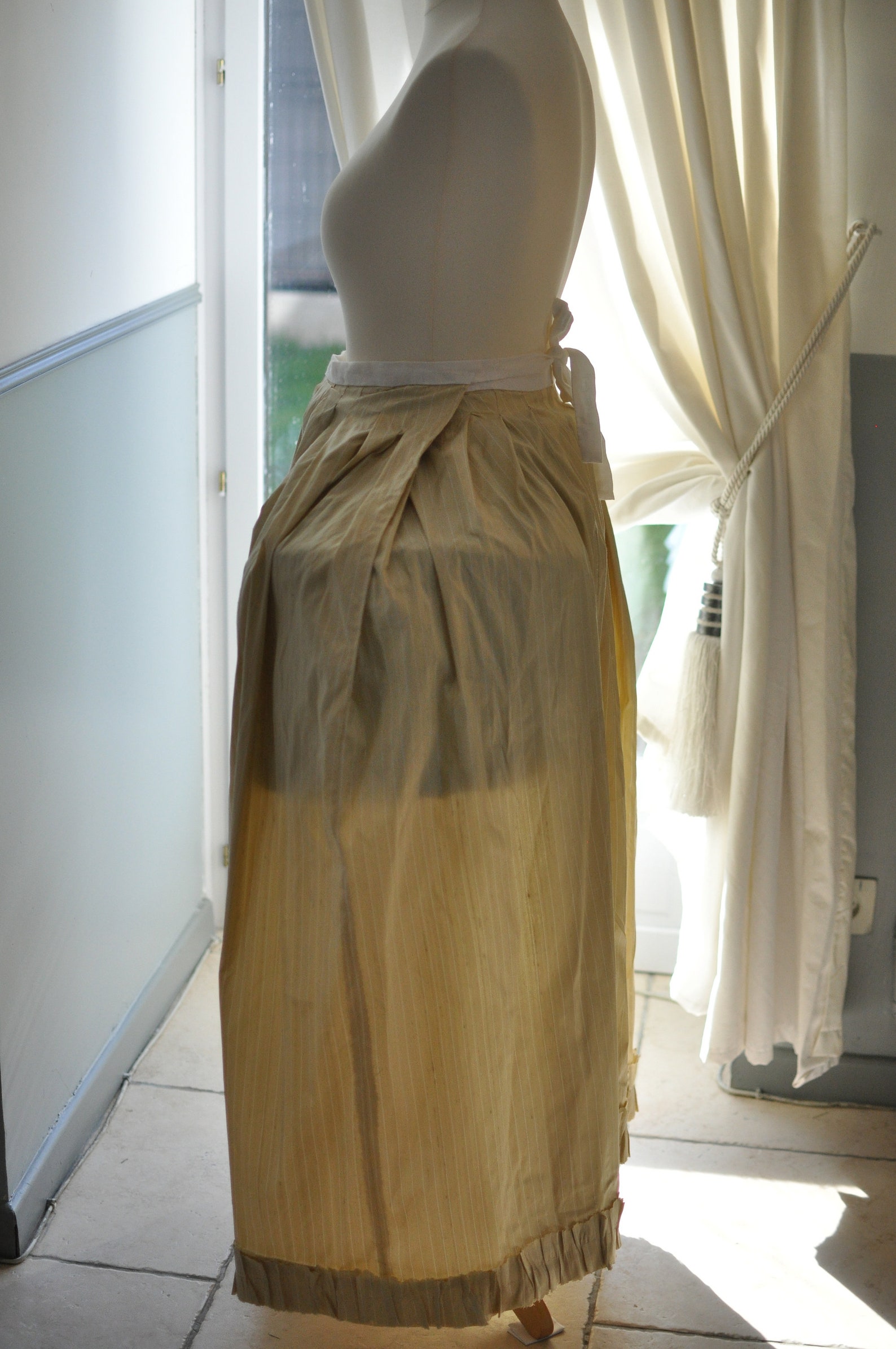 18th Century Silk Skirt / TO Order/louis XV Skirt/rococo Skirt/colonial ...