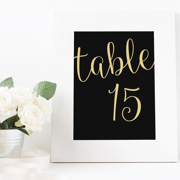Diy Table Numbers - Etsy