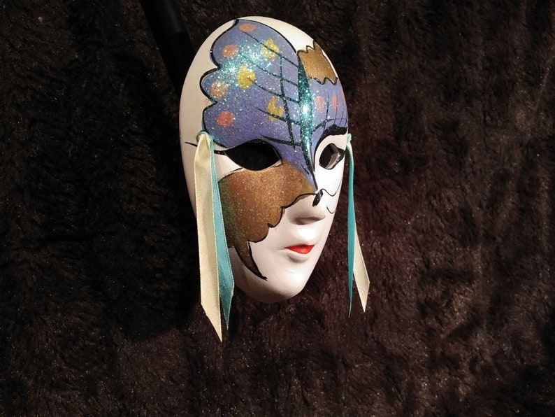 Hand-crafted "pixie" Vintage Decorative Ceramic Mask - Etsy