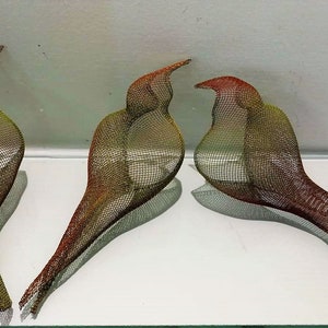 Wall Sculpture Bird, Shelf Decor Object, Bird Mobile Decor, Bird Lover ...