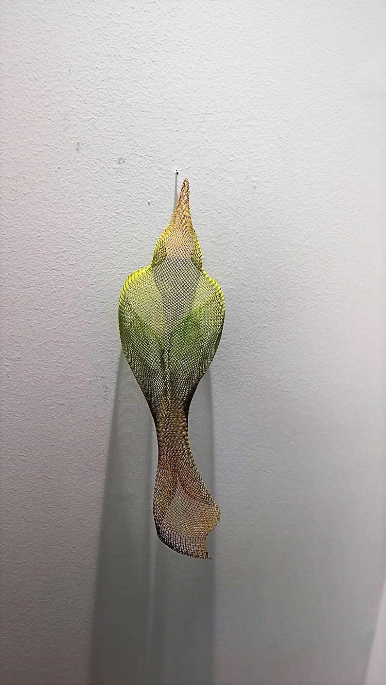 Wire Mesh Sculpture Wall Sculpture Bird Shelf Decor Object - Etsy