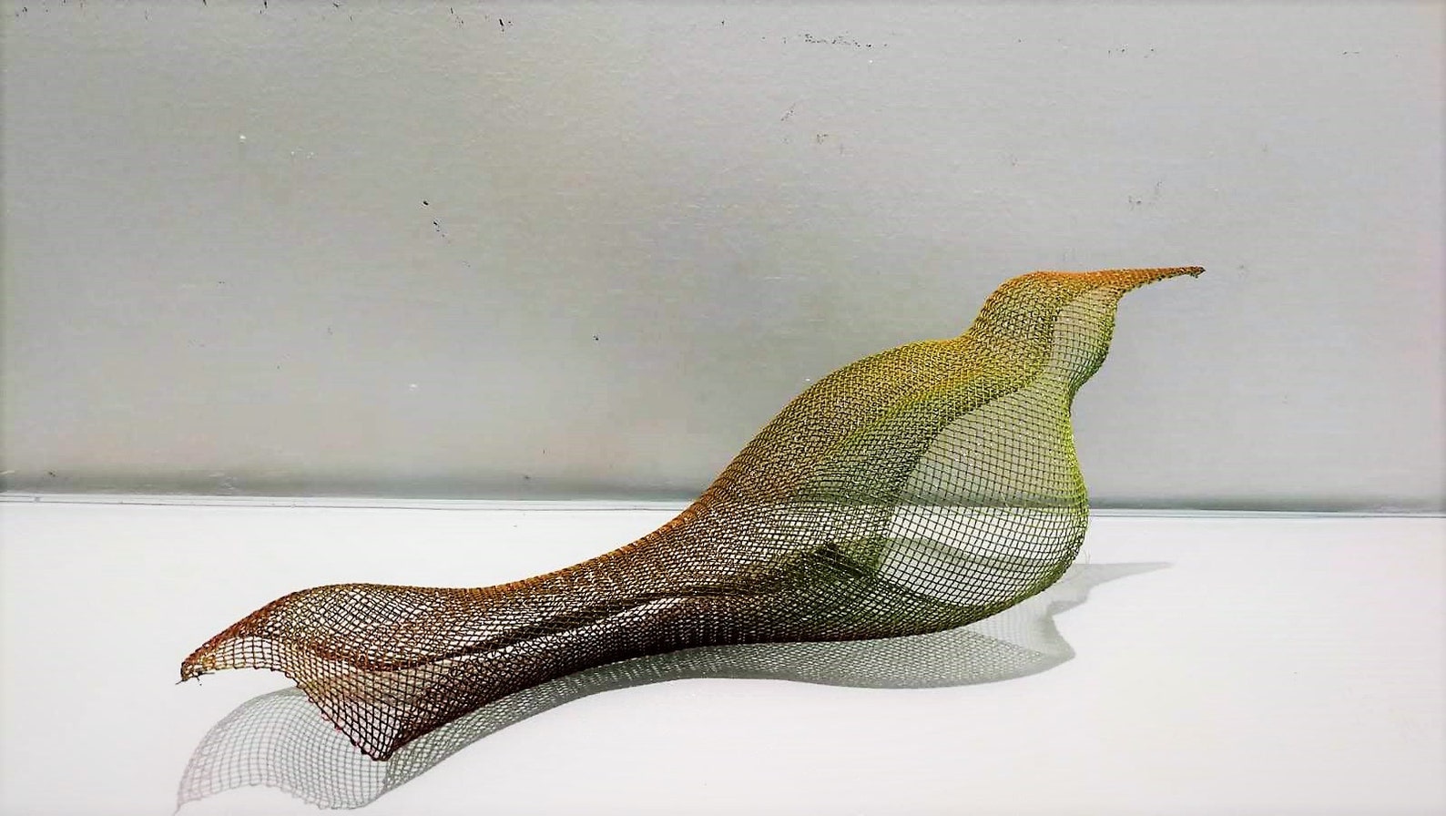 Wire Mesh Sculpture Wall Sculpture Bird Shelf Decor Object - Etsy