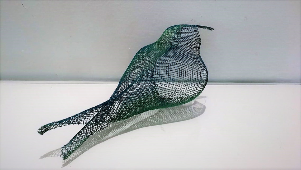 Metal Mesh Sculpture Wire Mesh Sculpture Wall Sculpture - Etsy