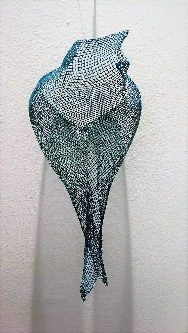 Metal Mesh Sculpture, Wire Mesh Sculpture, Wall Sculpture Bird, Shelf ...