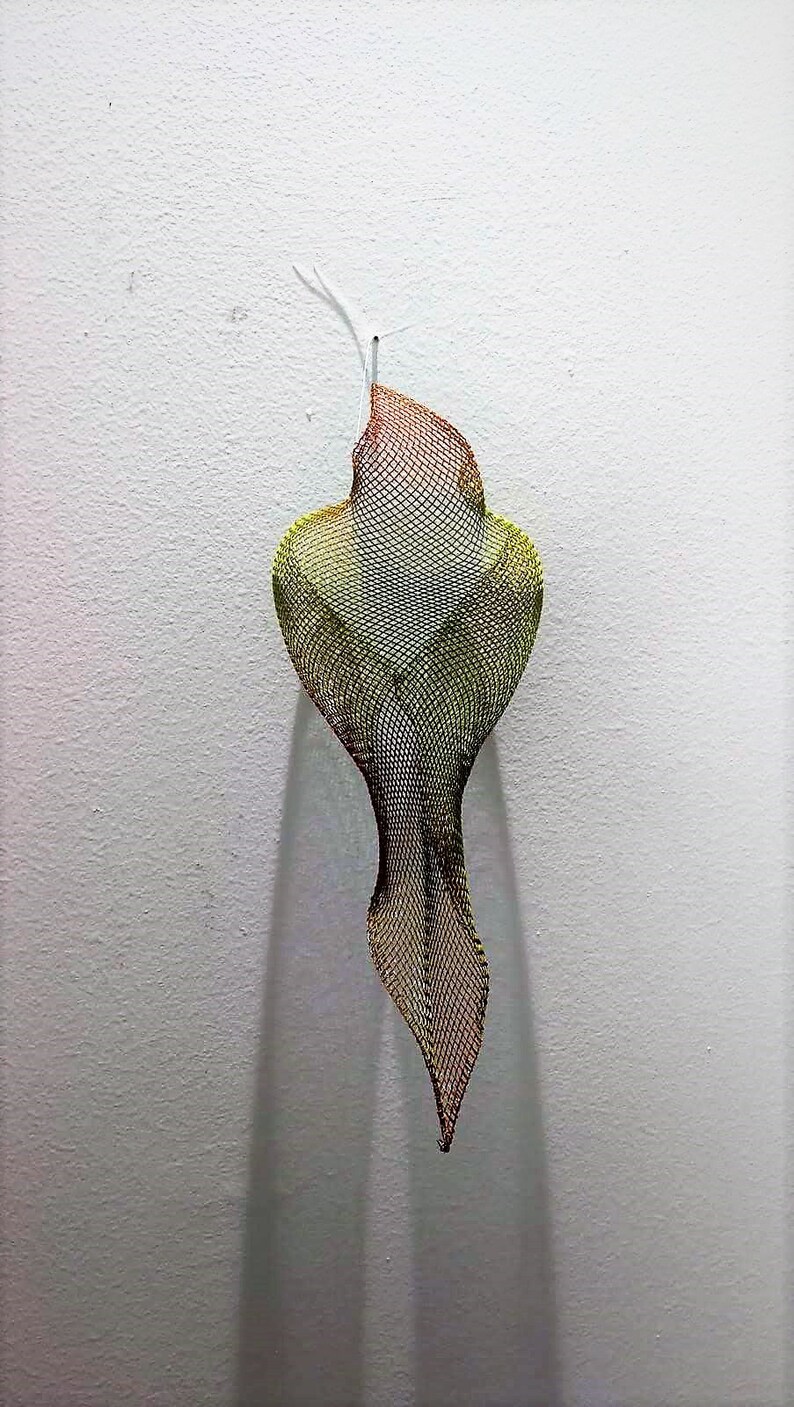 Metal Mesh Sculpture Wire Mesh Sculpture Wall Sculpture | Etsy