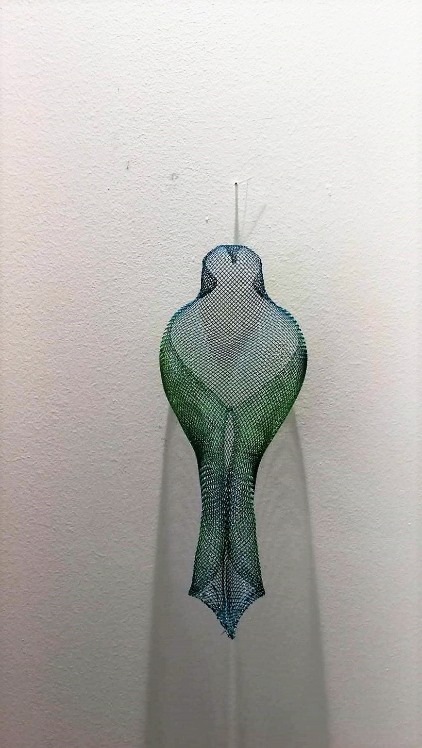 Mesh Metal Wire Bird Sculpture, Gift for Bird Lover, Wire Mesh ...