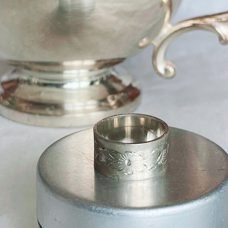 Etched Silver - Etsy