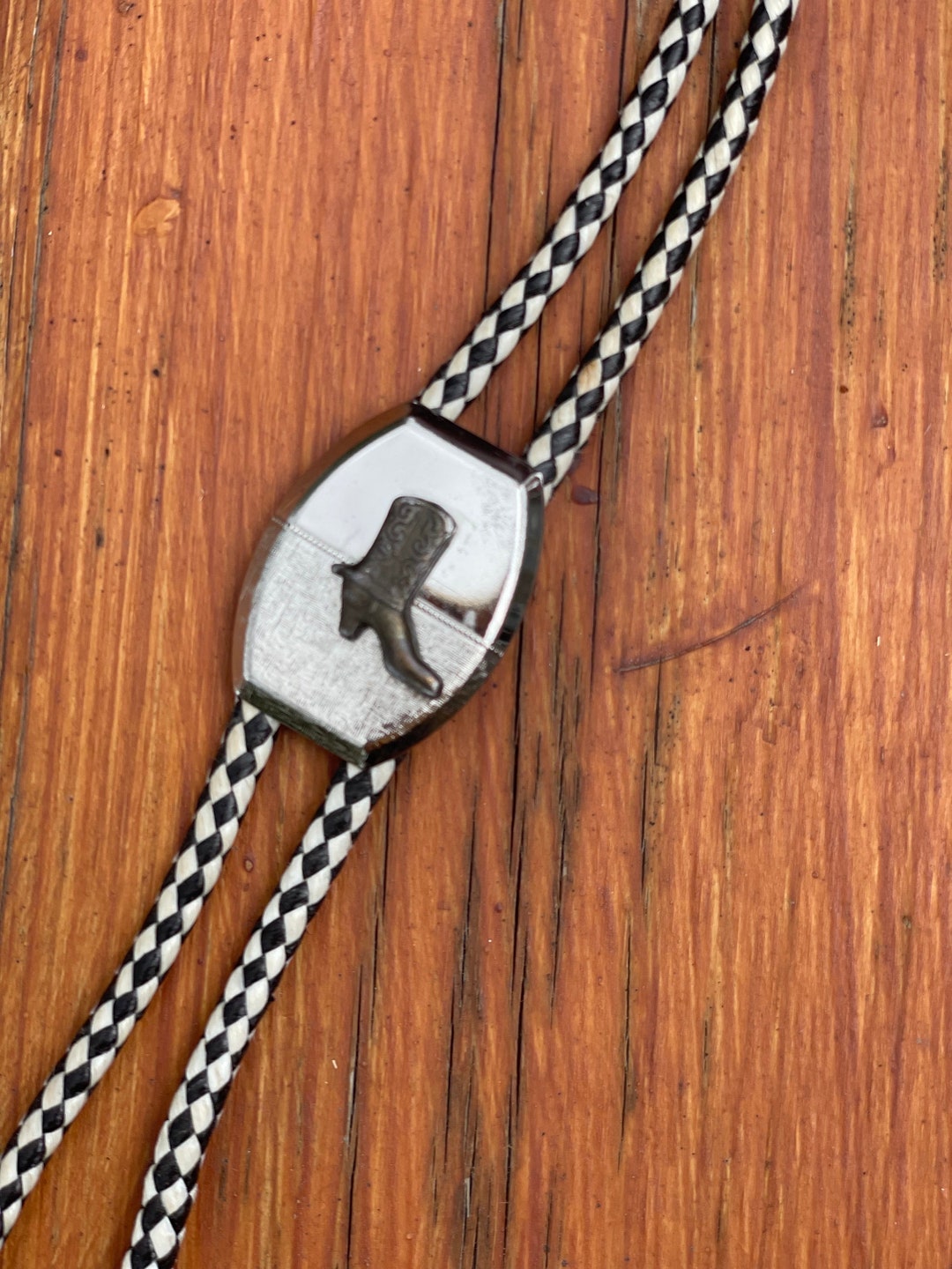 Vintage Western Cowboy Boot Bolo Tie for Him or Her - Etsy