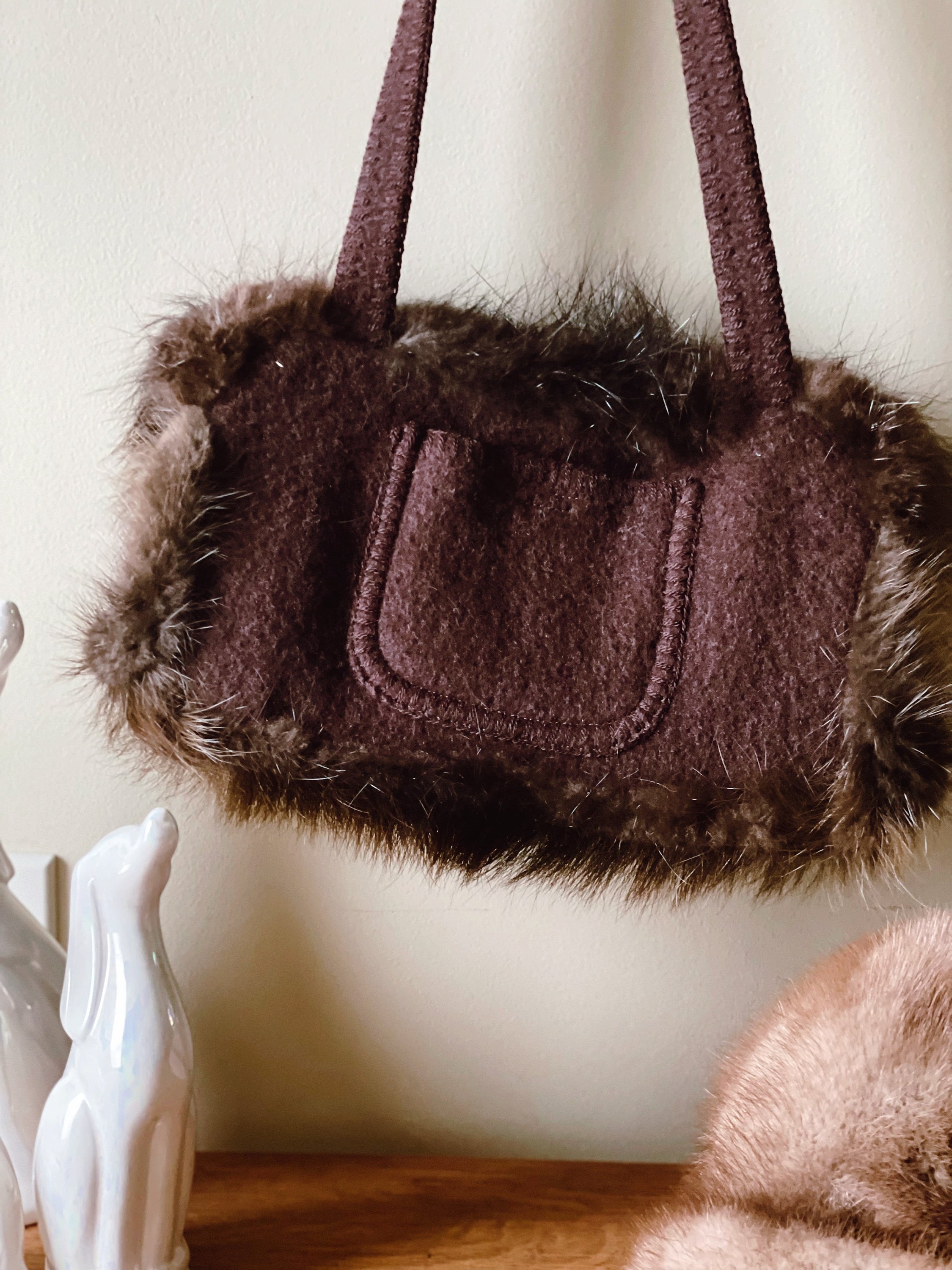 Vintage Genuine Beaver Fur Hand Muff - Etsy