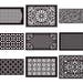 CNC Router and Laser Kit 50 Vectors Files Knockout Panel Decoration ...