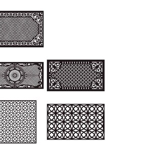 CNC Router and Laser Kit 50 Vectors Files Knockout Panel Decoration ...