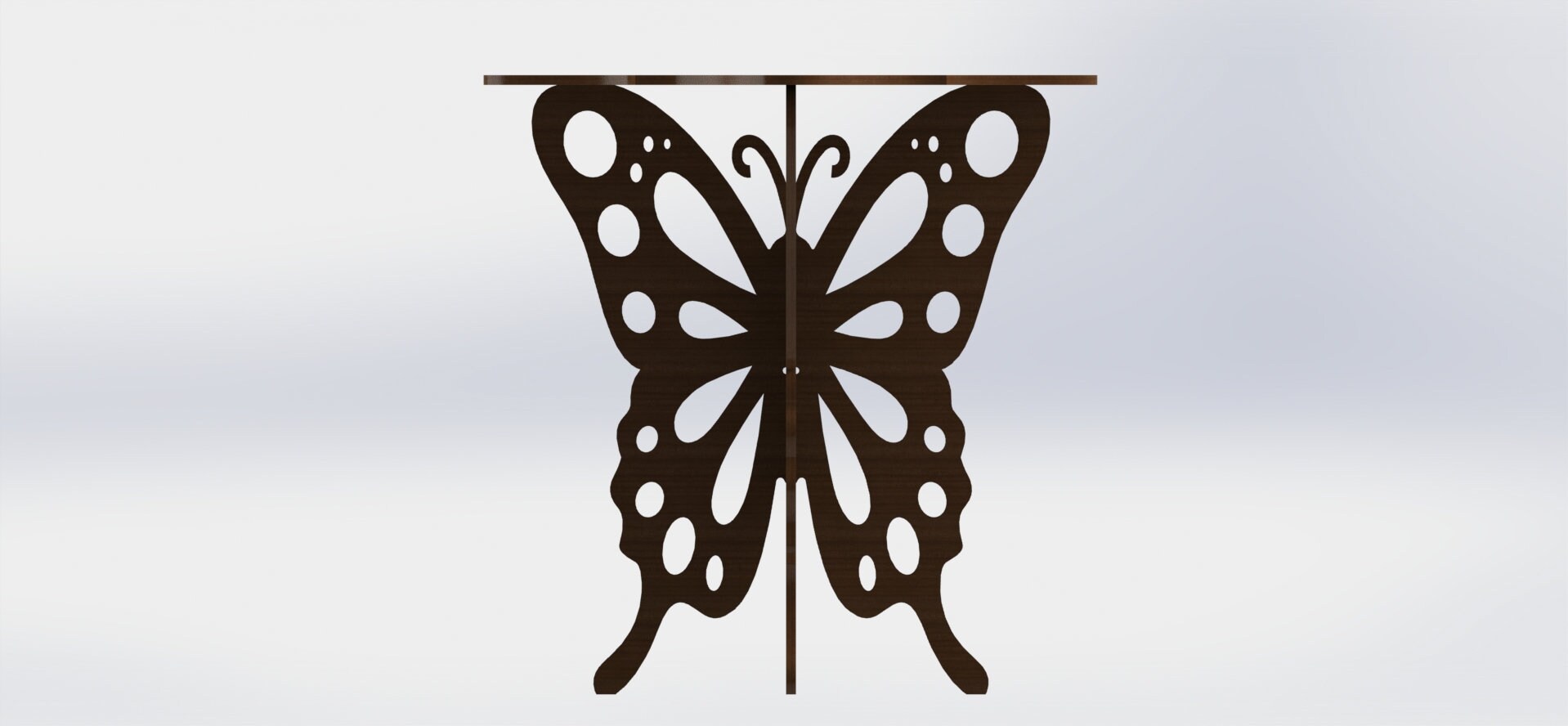 Vectors DXF Files Butterfly Table for CNC Router and Laser Aspire ...