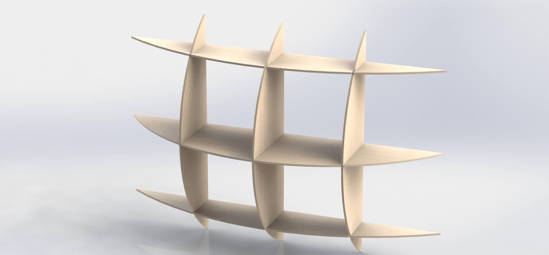 Shelf Design for Laser Cutting DXF File MDF Woodworking Artcam Vcarve ...