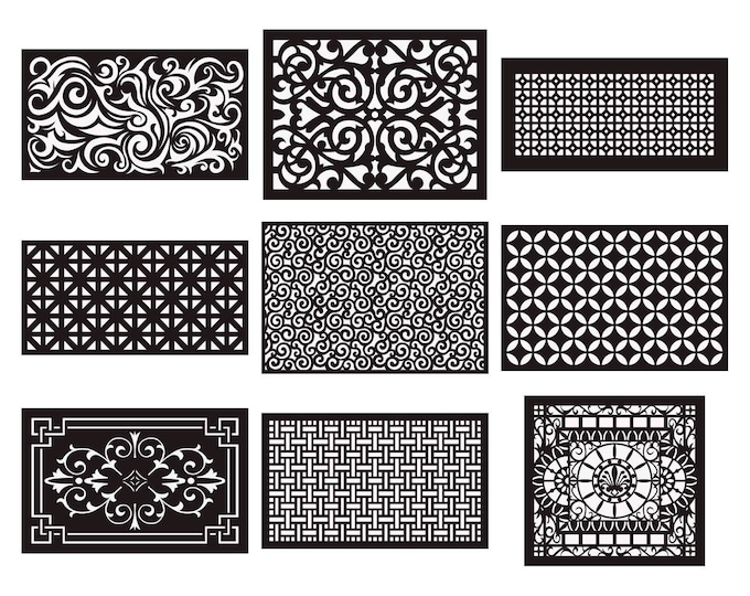 Design for CNC Router and Laser Cutting Wall Corner Shelf Vector File in DXF 057 - Etsy Canada