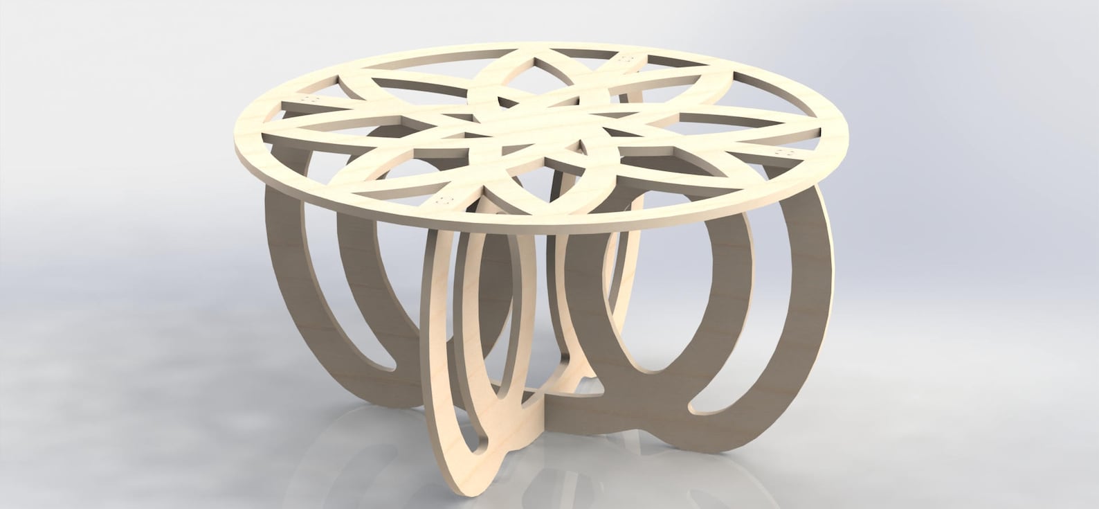 Center Table Design Vectors DXF Files CNC Router and Laser Cutting ...