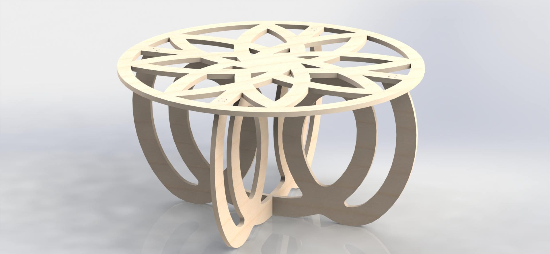 Centro de mesa diseño vectores DXF archivos CNC Router y Laser corte ...