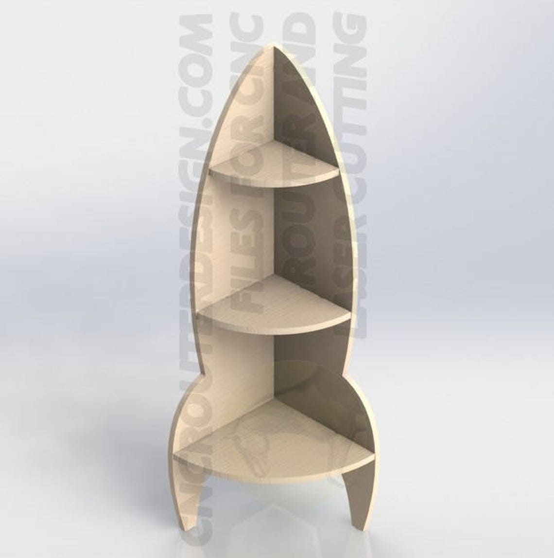 Design for CNC Router and Laser Cutting Wall Corner Shelf - Etsy