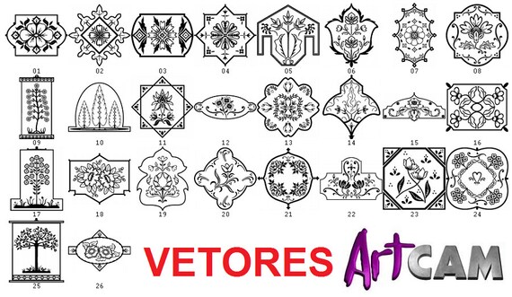 Artcam KIT 6500 DXF Laser Vectors Cutting CNC Router - Etsy