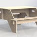 Table With Benches - Project to Cut on CNC Router Vector DXF File ...