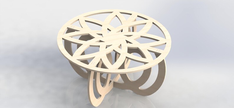 Center Table Design Vectors DXF Files CNC Router and Laser Cutting ...