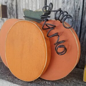 Fall Wood Letter Set With 2 Layer Pumpkin, Seasonal Home Decor for Fall ...