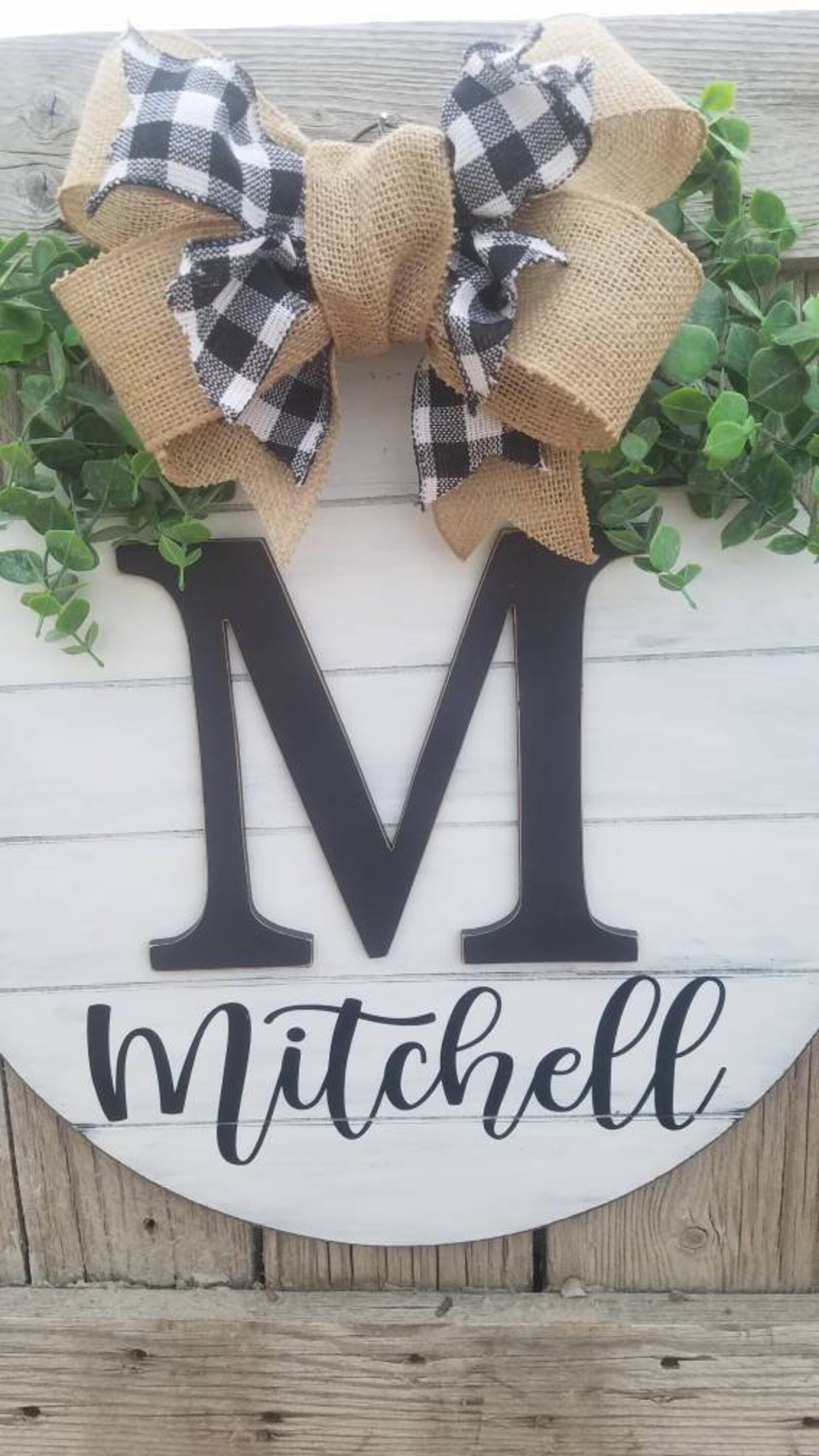 Last Name Initial Door Hange A B C D E F G H I J K L M N O Etsy