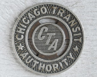 Chicago Transit Authority CTA surface System Token Chicago, IL Illinois ...