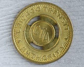 Chicago Transit Authority CTA surface System Token Chicago, IL Illinois ...
