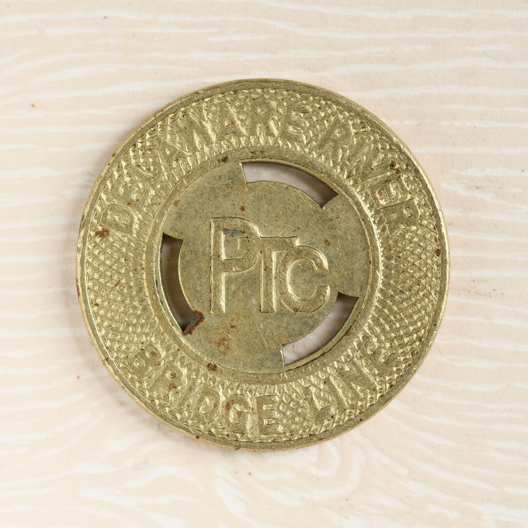 Delaware River Bridge Line PTC Philadelphia - Camden Bridge Token ...